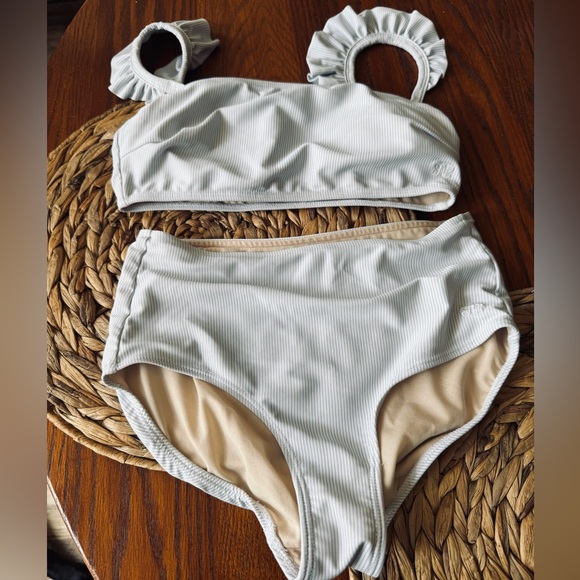 Albion Fit | Swim | Albion Fit Pin Stripe Swim Suit Like New | Poshmark